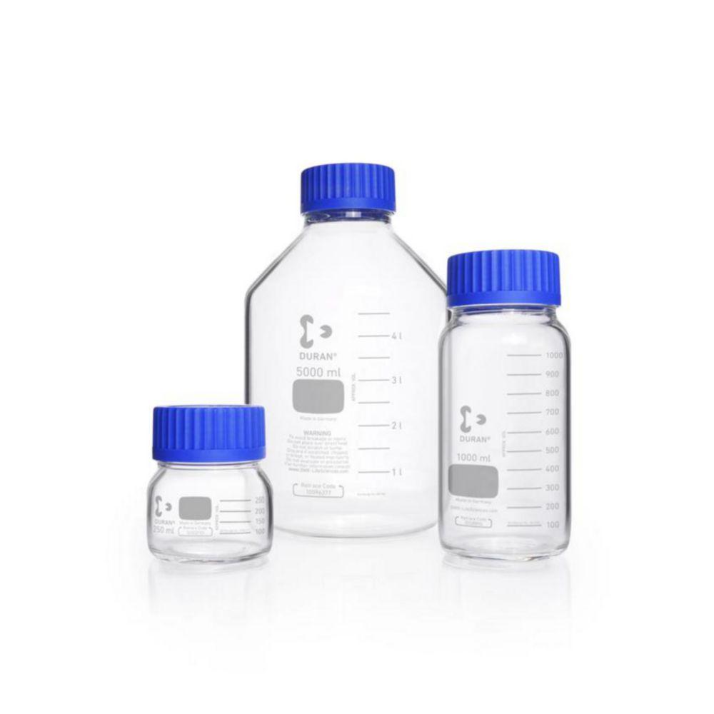DWK Duran Thread Bottle 500 ml, Wide Neck, with GLS 80 Thread Complete ...